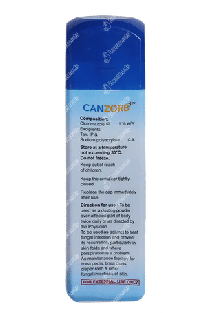 Canzorb Powder 100 Gm - Uses, Side Effects, Dosage, Price | Truemeds