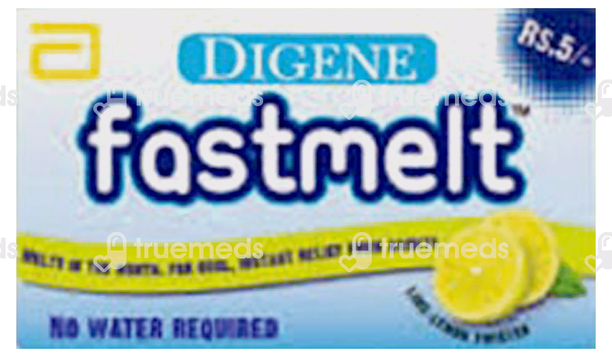 Digene Fastmelt 300/25/25 MG | Buy Digene Fastmelt Online at Truemeds