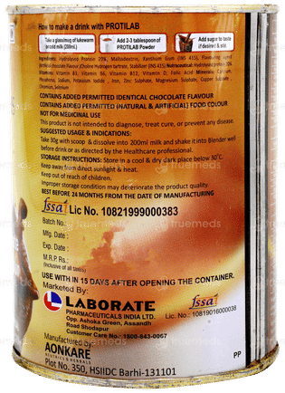 Protilab Chocolate Powder | Buy Protilab Chocolate Online at Truemeds