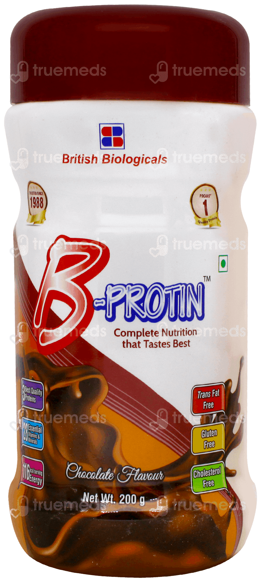 B Protin Chocolate Powder 200 Gm - Uses, Side Effects, Dosage, Price ...