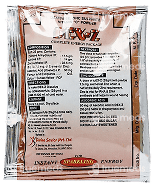 Dex Z Powder 35 Gm - Uses, Side Effects, Dosage, Price | Truemeds