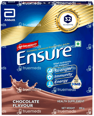 Ensure Chocolate Powder - Uses, Side Effects & Dosage from Truemeds