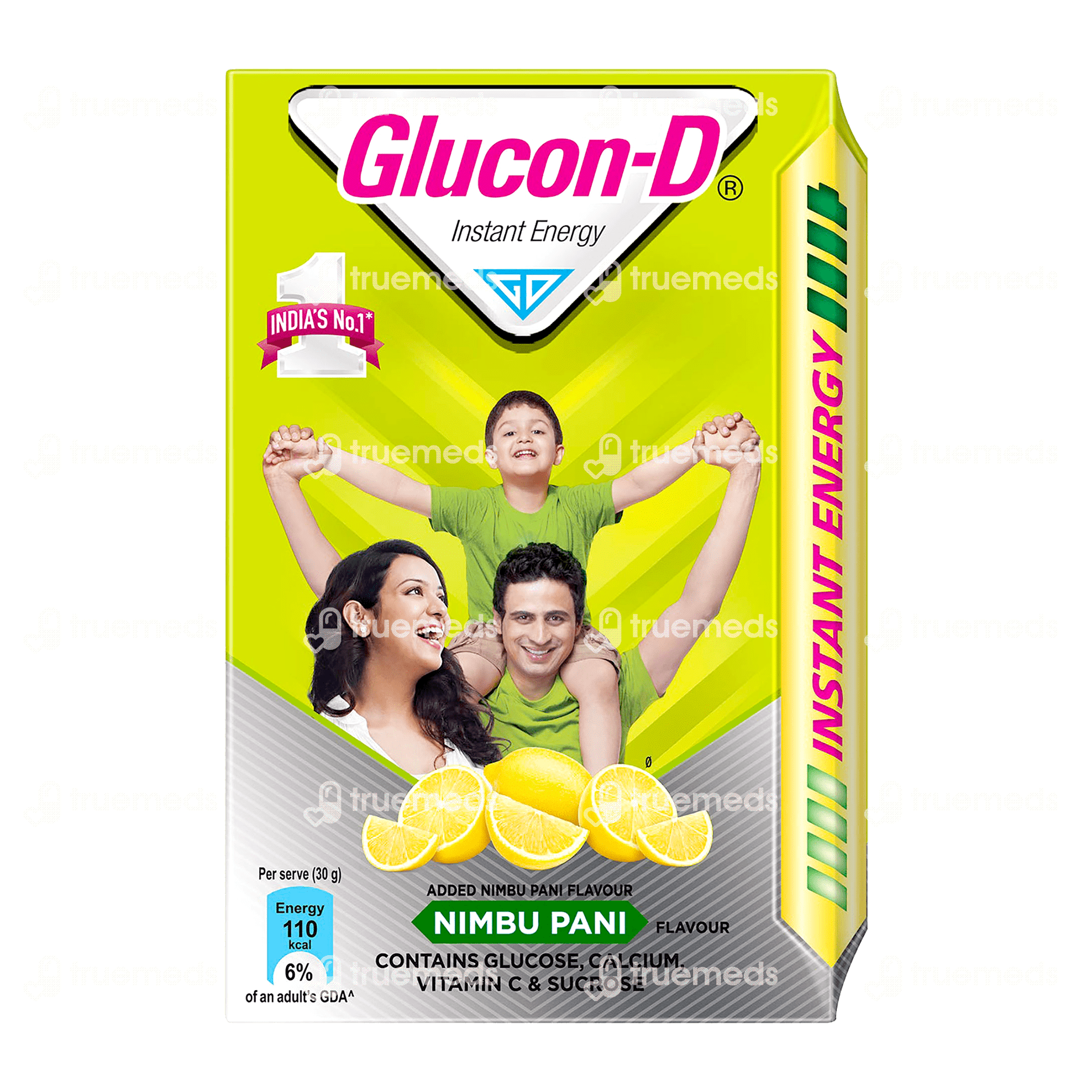 Glucon D Nimbu Pani Powder 450 Gm - Uses, Side Effects, Dosage, Price ...