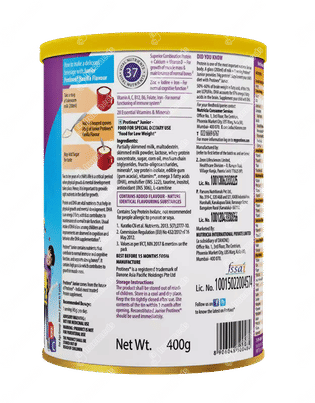 Protinex Junior Vanilla Powder 400 Gm - Uses, Side Effects, Dosage ...