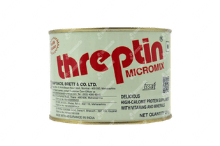 Threptin Micromix Vanilla Powder 200 Gm - Uses, Side Effects, Dosage ...
