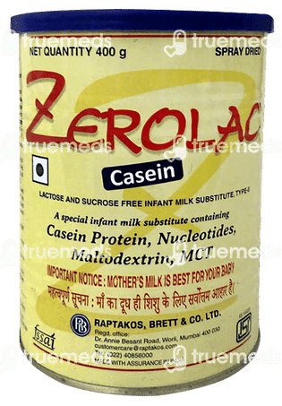 Zerolac Casein Powder | Buy Zerolac Casein Online at Truemeds