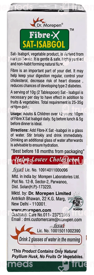 Fiber X Sat Isabgol | Buy Fiber X Online at Truemeds