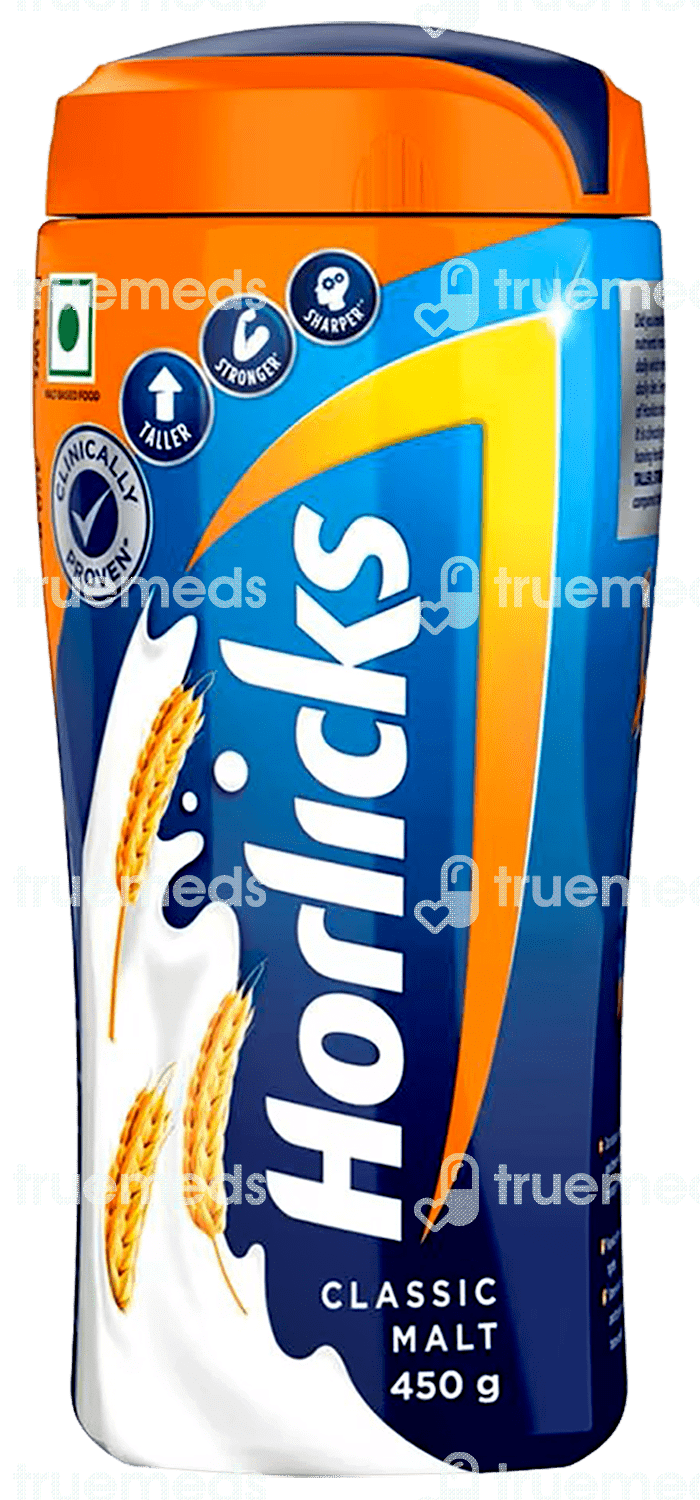 Horlicks Health And Nutrition Drink Classic Malt 450 Gm - Uses, Side ...