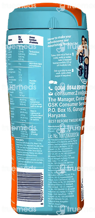 Horlicks Lite Powder Regular | Buy Horlicks Lite Online at Truemeds