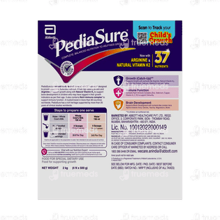 Pediasure Kids Nutrition Drink With Arginine Natural Vitamin K2 Vanilla ...