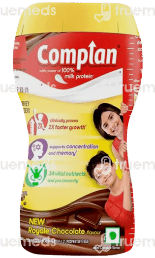 Complan Nutrition And Health Drink Royale Chocolate Jar 200 Gm - Uses, Side Effects, Dosage ...