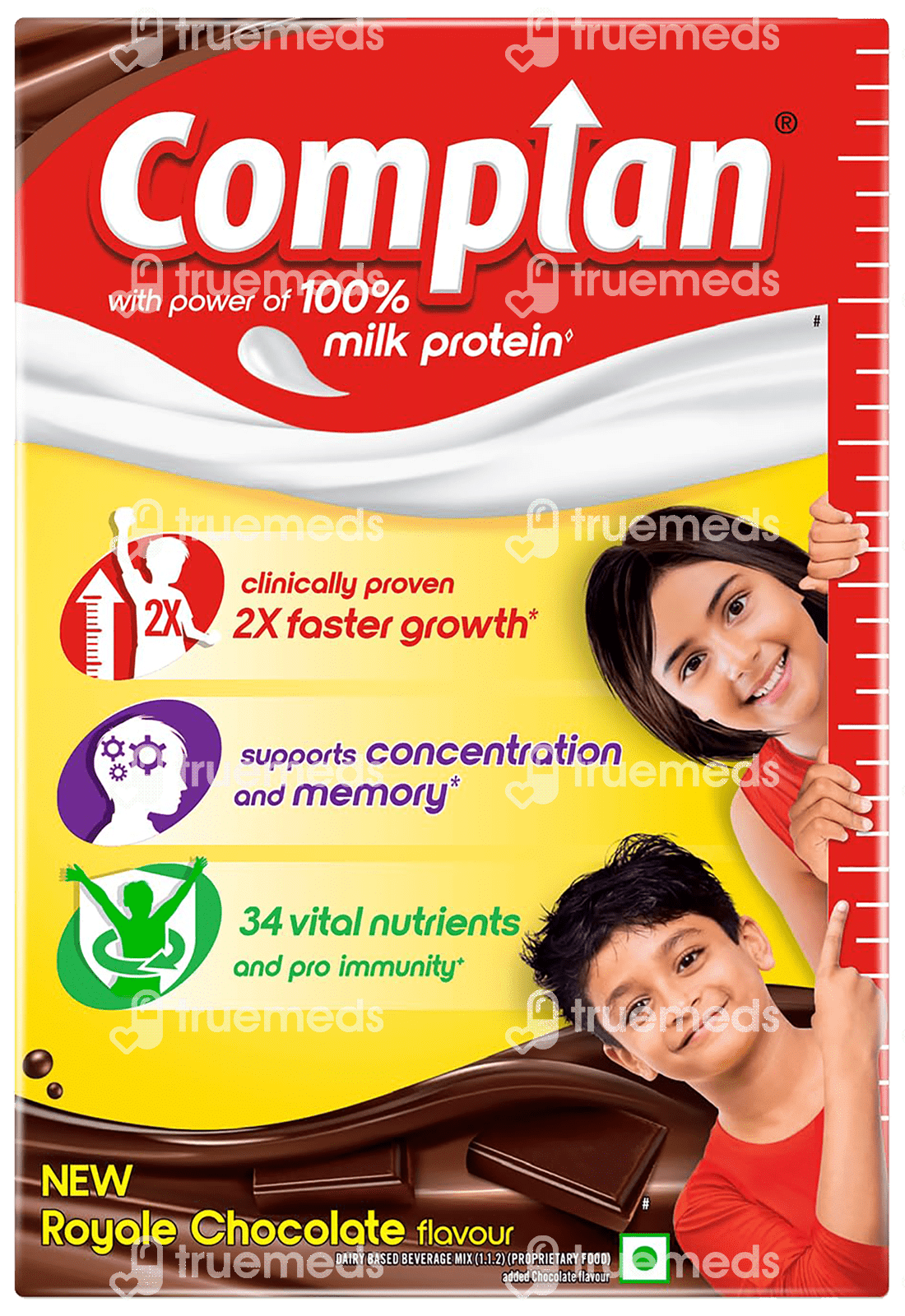 Complan Nutrition And Health Drink Royale Chocolate Refill 500 Gm - Uses, Side Effects, Dosage ...