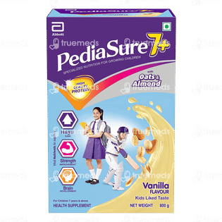 Pediasure 7 Nutrition Drink With Oats Almond Vanilla 800 Gm - Uses ...