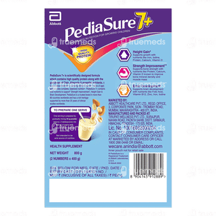 Pediasure 7 Nutrition Drink With Oats Almond Vanilla 800 Gm - Uses ...