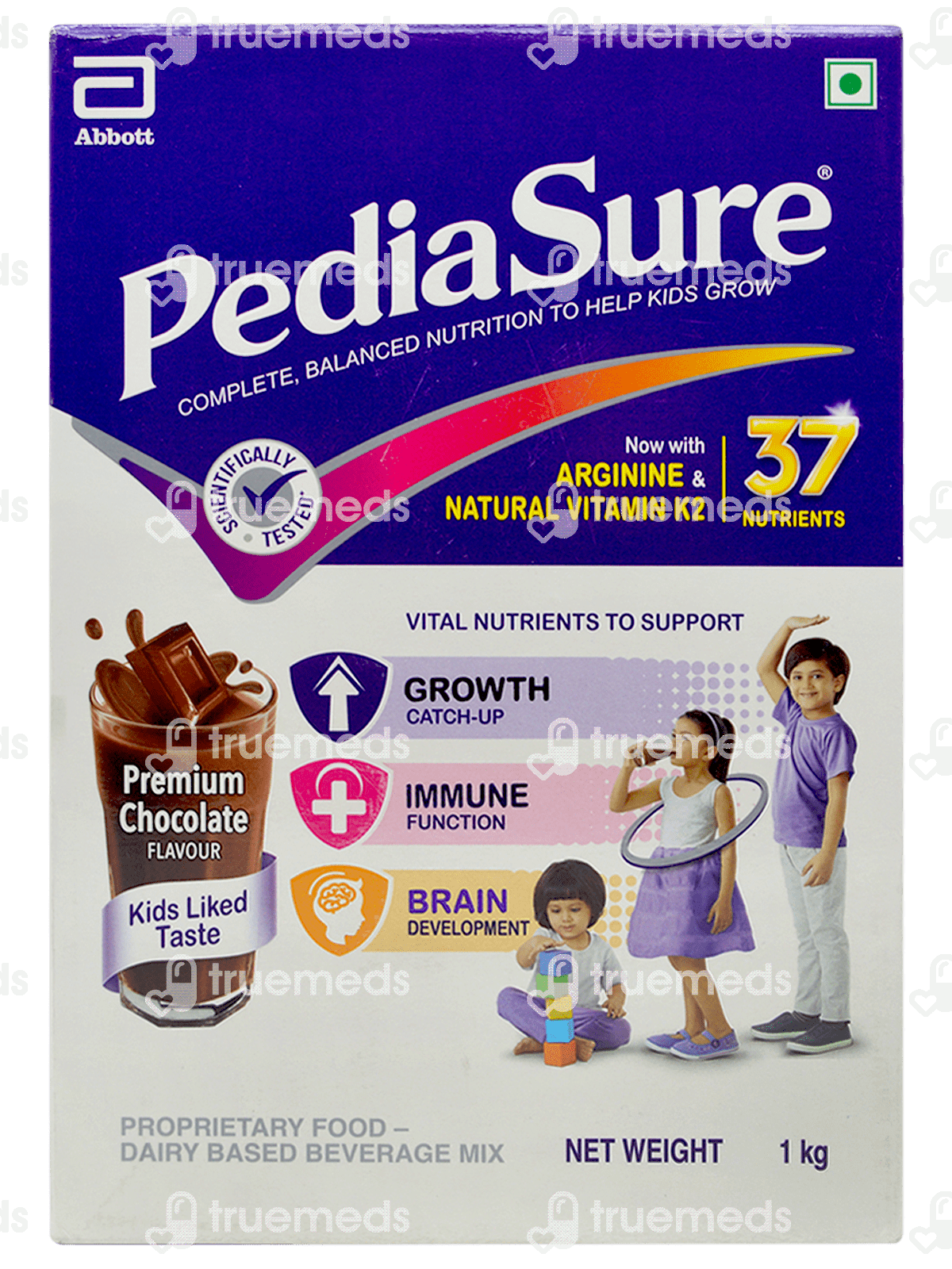 Pediasure Kids Nutrition Drink With Arginine Natural Vitamin K2 Vanilla ...