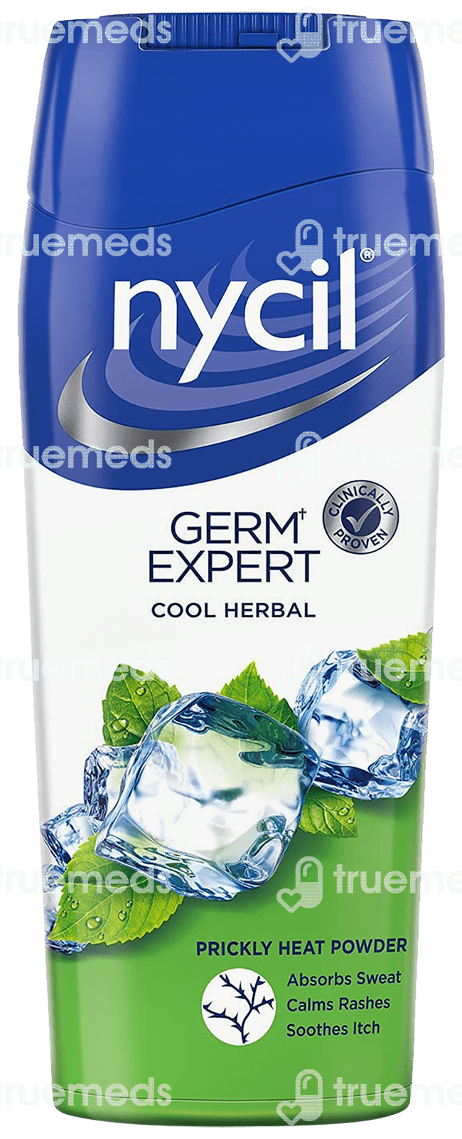 Nycil Germ Expert Prickly Heat Cool Herbal Powder 150 Gm - Uses, Side ...
