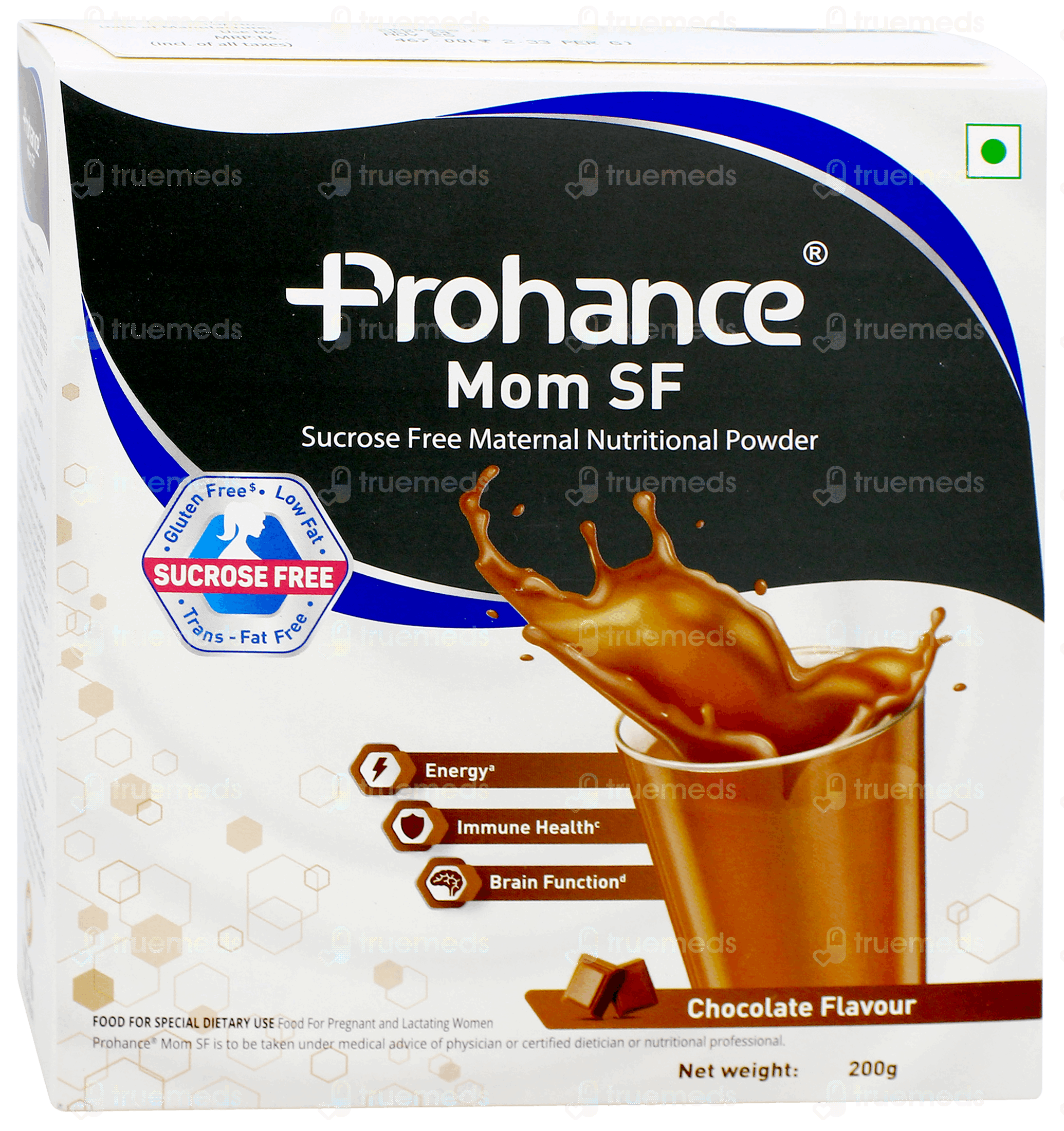 Prohance Mom Sf Chocolate Powder 200 Gm - Uses, Side Effects, Dosage ...