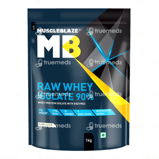 Muscleblaze Raw Whey Protein Isolate 90 Powder 1 Kg - Uses, Side ...