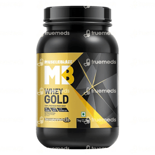 Muscleblaze Whey Gold Whey Protein Isolate Rich Milk Chocolate Powder 1 ...
