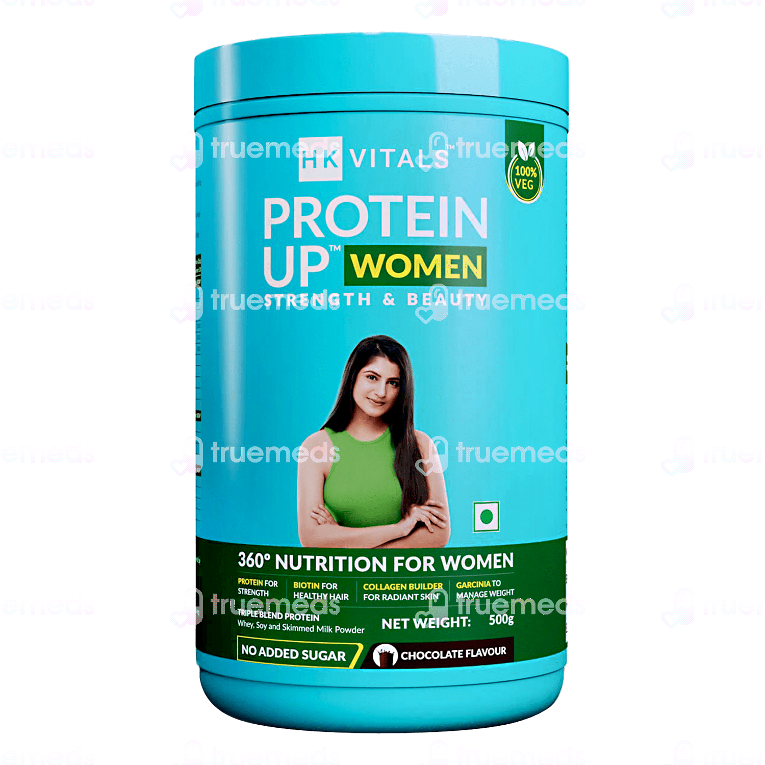 Hk Vital Protein Up Women 100 Veg Chocolate Powder 500 Gm - Uses, Side ...