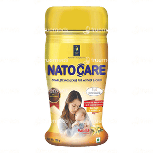 Natocare Vanilla Powder 200 Gm - Uses, Side Effects, Dosage, Price ...
