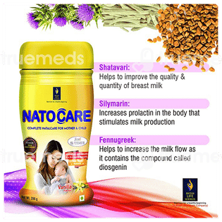 Natocare Vanilla Powder 200 Gm - Uses, Side Effects, Dosage, Price ...