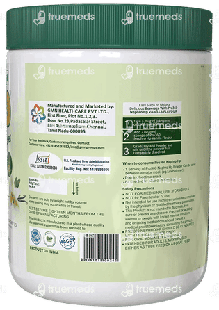 Pro 360 Nephro High Protien Vanilla Powder 400 Gm - Uses, Side Effects ...