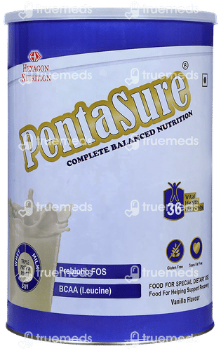 Pentasure Vanilla Powder 1000 Gm - Uses, Side Effects, Dosage, Price ...