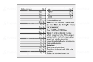 Protarx Dha Sf Powder 200 Gm - Uses, Side Effects, Dosage, Price | Truemeds