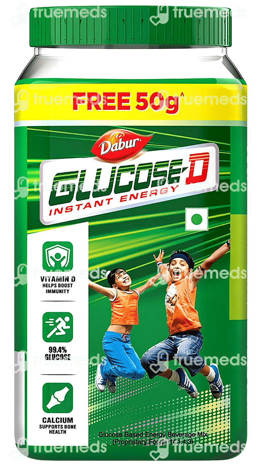 Dabur Glucose D Instant Energy 50 Gm Free With 450 Gm - Uses, Side ...