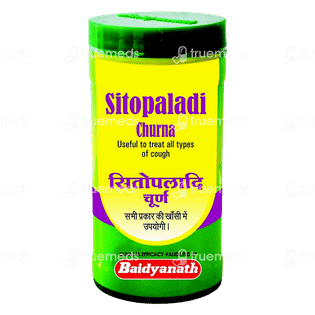 Baidyanath Sitopaladi Churna 60 Gm - Uses, Side Effects, Dosage, Price ...