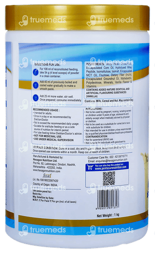 Pentasure 20 Vanilla High Protein Powder 1000 Gm - Uses, Side Effects ...