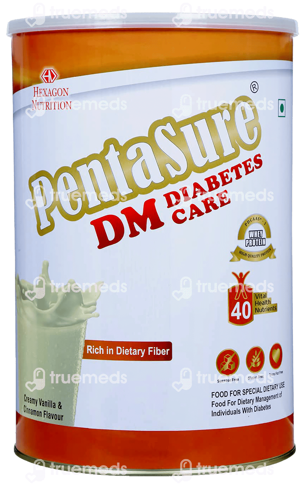 Pentasure Dm Diabetes Care Creamy Vanilla And Cinnamon Powder 1000 Gm ...
