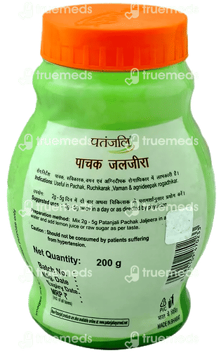 Patanjali Ayurveda Pachak Jaljeera Powder 200 Gm - Uses, Side Effects ...