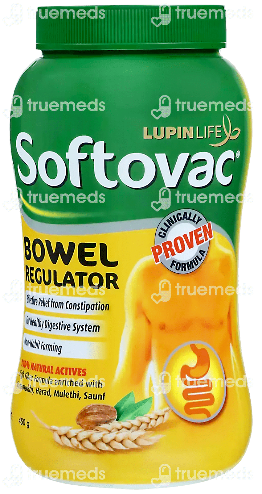 Softovac Powder 450 Gm - Uses, Side Effects, Dosage, Price | Truemeds