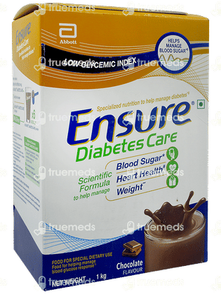 Ensure Diabetes Care Powder Chocolate Flavour 1 Kg - Uses, Side Effects ...