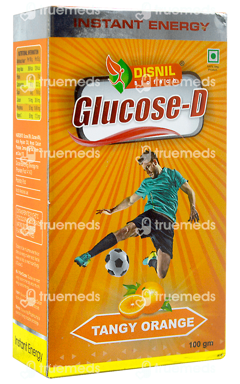Disnil Biotech Glucose D Tangy Orange Flavour Powder 100 Gm - Uses ...