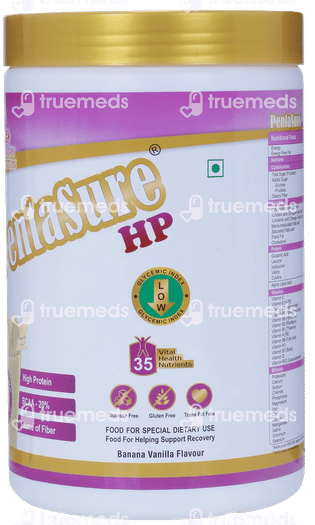 Pentasure Hp Banana Vanilla Powder 1 Kg - Uses, Side Effects, Dosage ...