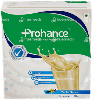 Prohance Complete Vanilla Powder 200 Gm - Uses, Side Effects, Dosage ...