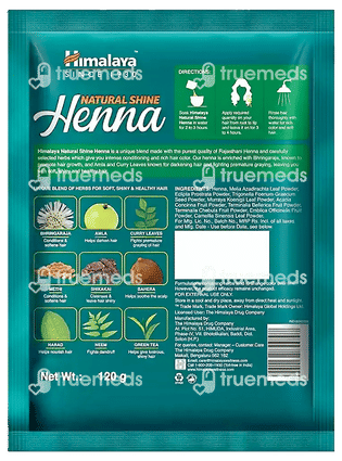 Himalaya Personal Care Natural Shine Henna Hair Colour 120 Gm - Uses ...