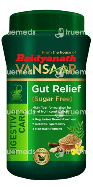 Baidyanath Vansaar Gut Relief Sugar Free Powder 200 Gm - Uses, Side ...