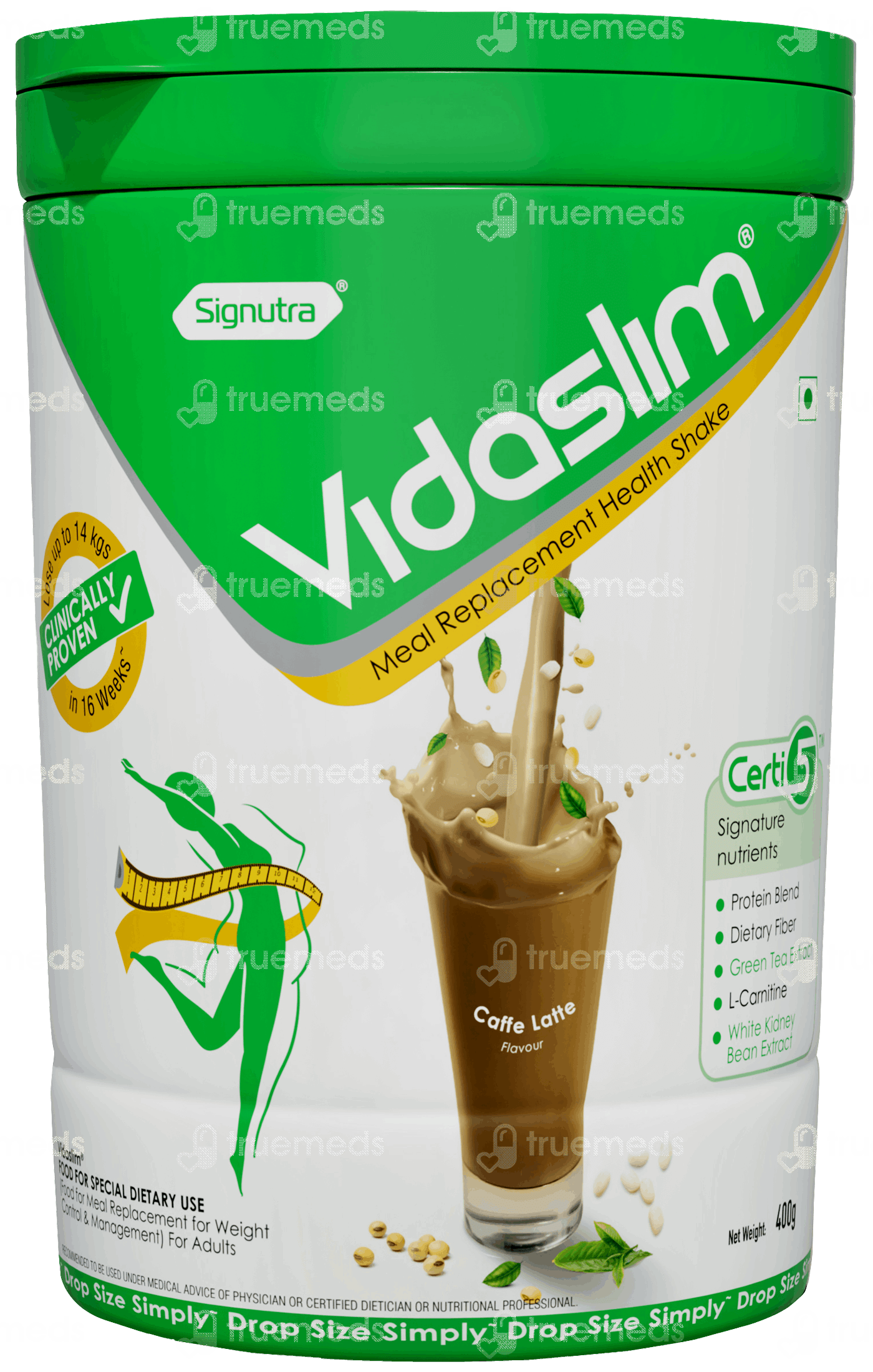 Signutra Vidaslim Coffee Flavour Powder 400 Gm - Uses, Side Effects ...