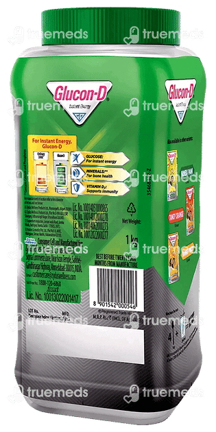 Glucon D Regular Powder 1000 Gm With Nycil Germ Expert Cool Herbal ...