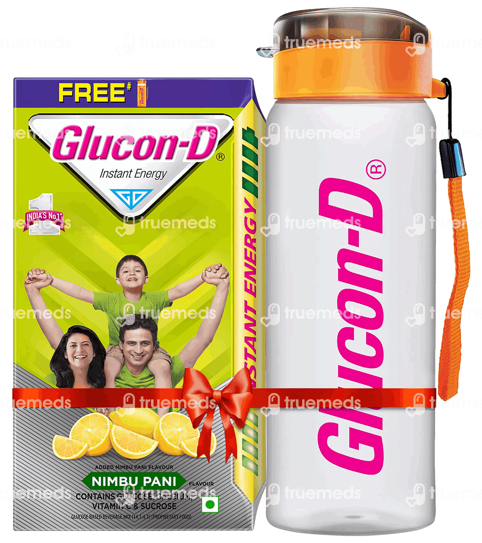 Glucon D Nimbu Pani Refill Powder 1000 Gm With Free Sipper - Uses, Side ...