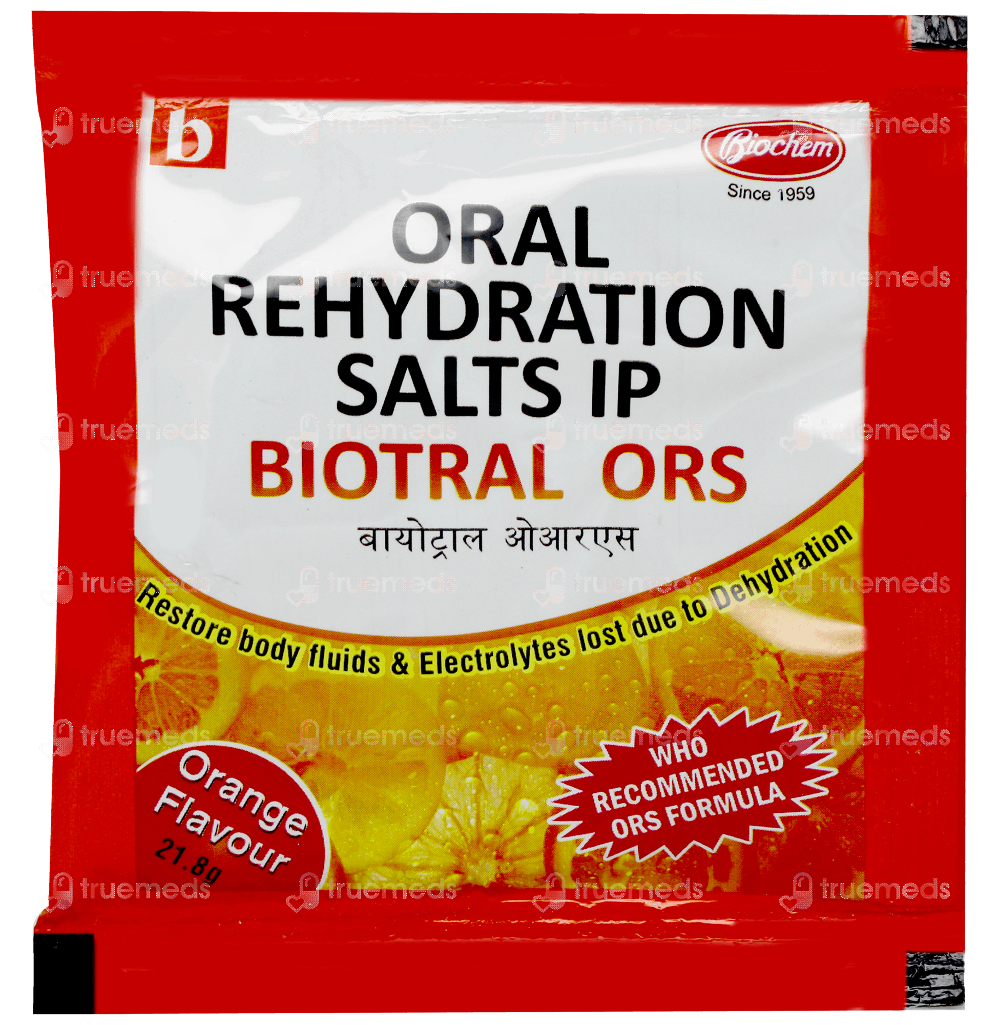 Biotral Ors Orange Flavour Powder 218gm - Uses, Side Effects, Dosage ...