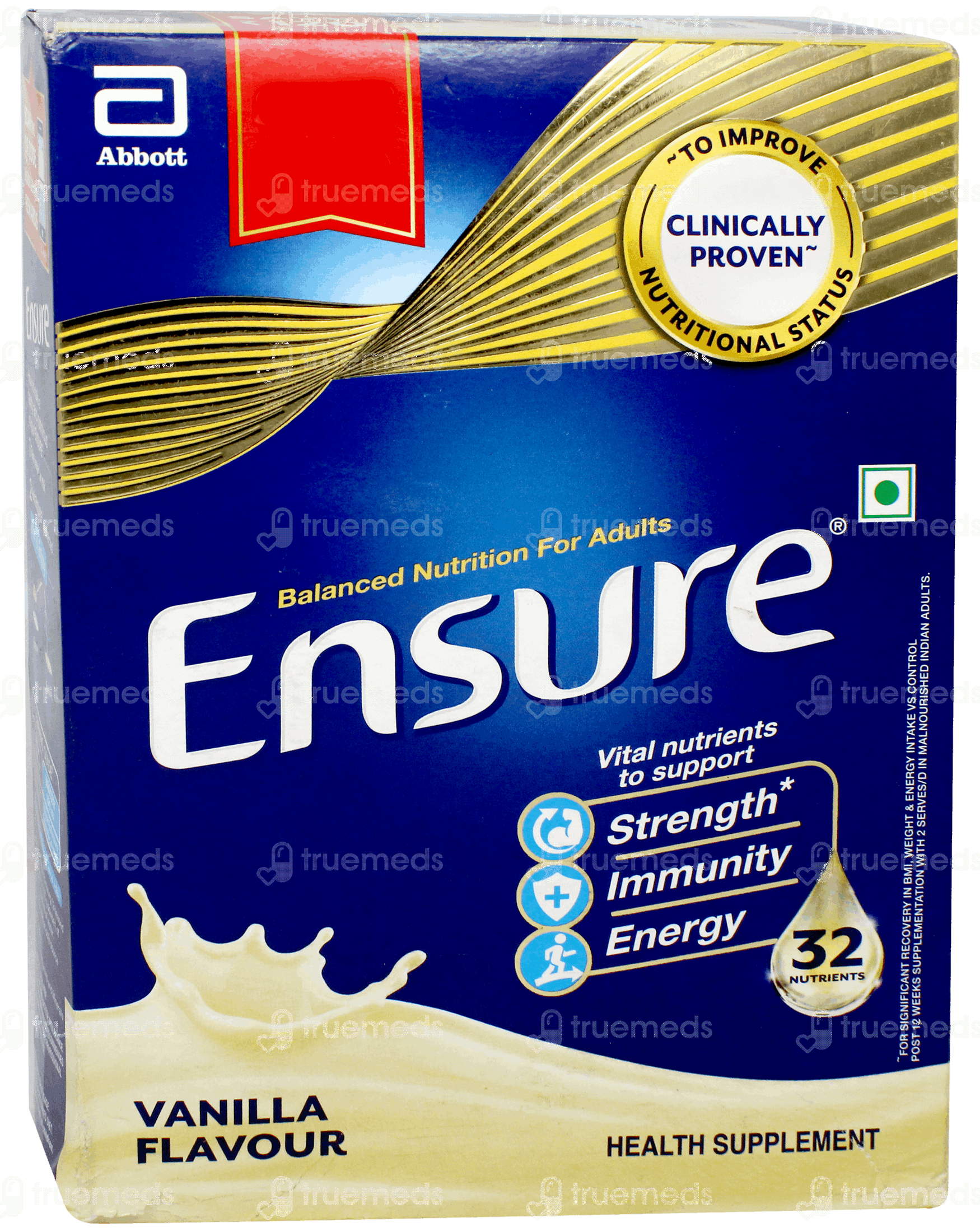 Ensure Vanilla Flavour Refill Powder 375gm - Uses, Side Effects, Dosage ...