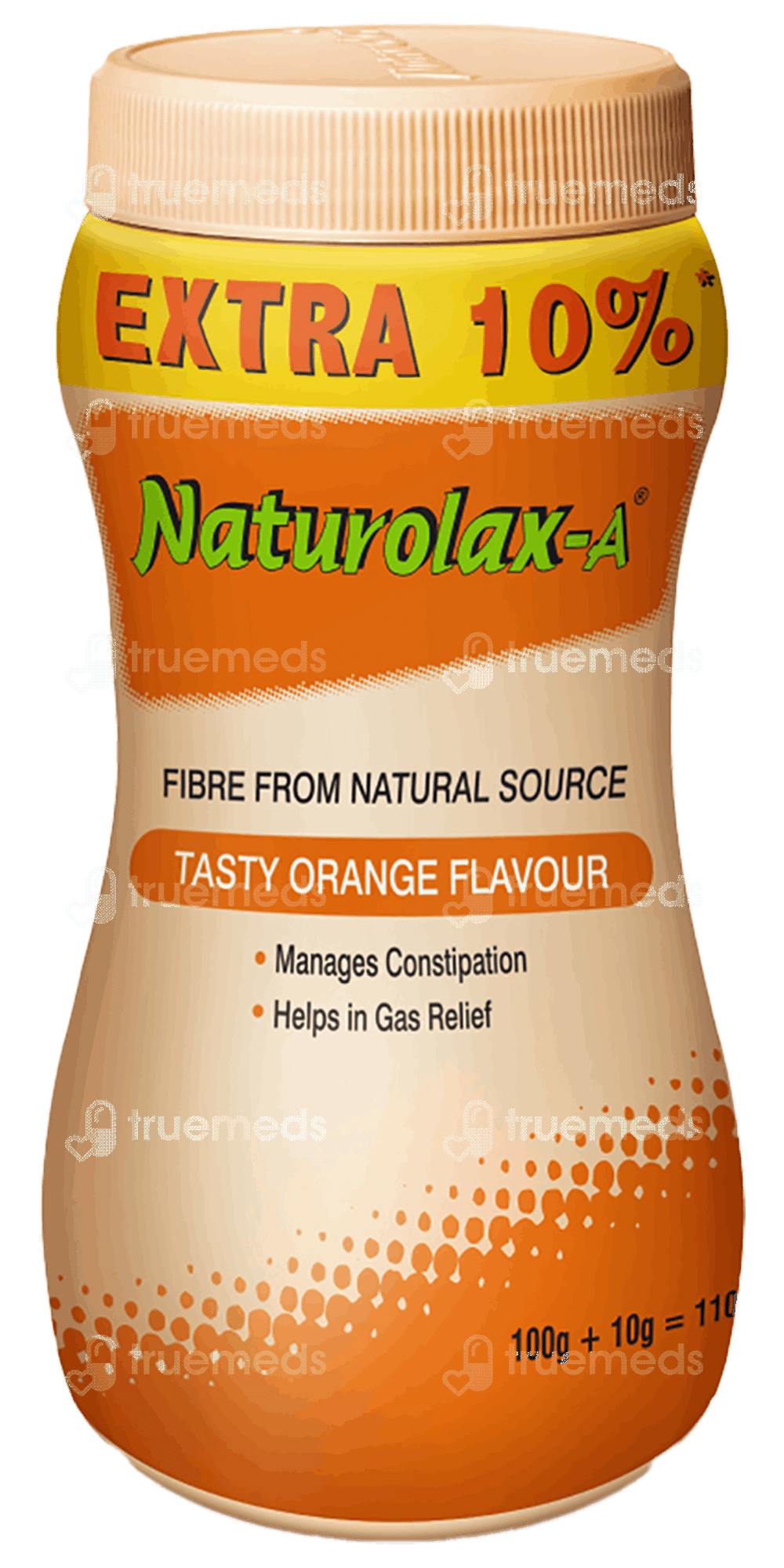 Naturolax A Tasty Orange Flavour Powder 100gm 10gm Extra - Uses, Side ...