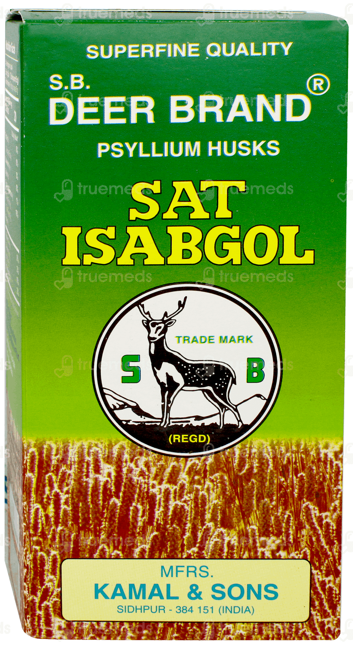 Deer Brand Sat Isabgol Psyllium Husk Powder 200gm - Uses, Side Effects ...