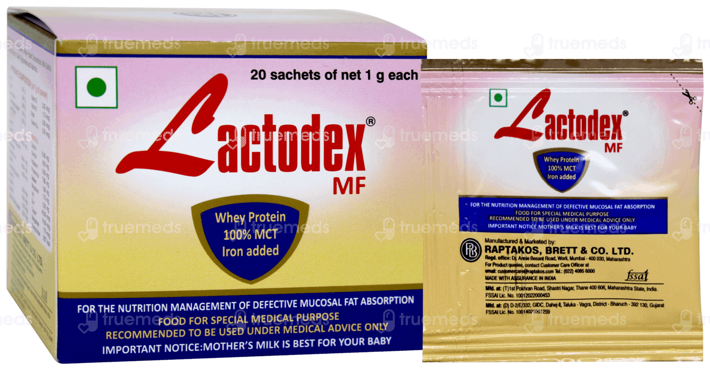 Lactodex Mf 1gm Powder - Uses, Side Effects, Dosage, Price | Truemeds