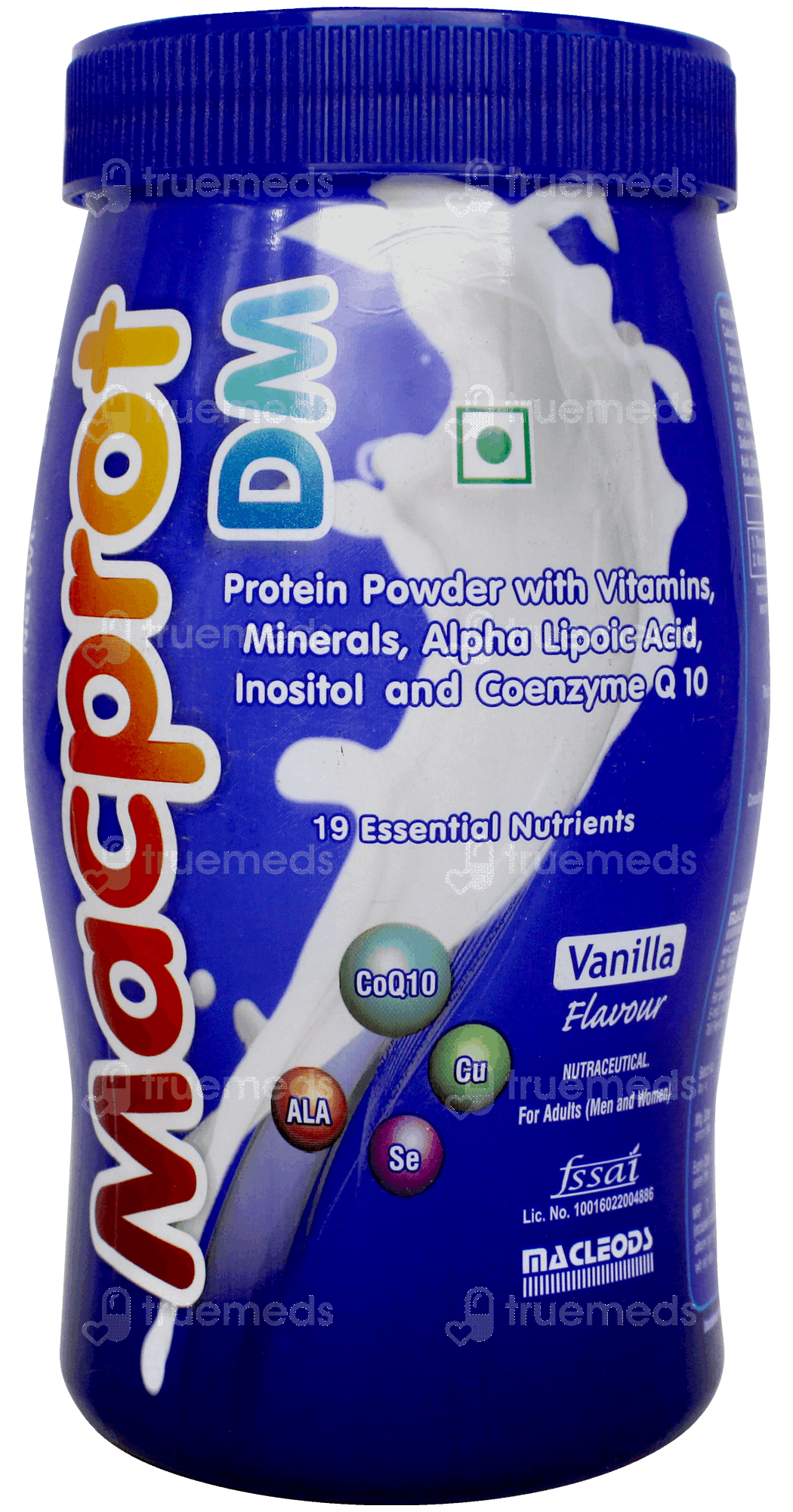 Macprot Dm Vanilla Flavour Powder 200gm - Uses, Side Effects, Dosage ...